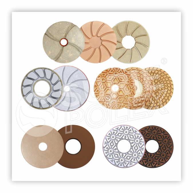 Edge Polishing Diamond Pad - 5'' Snail Lock